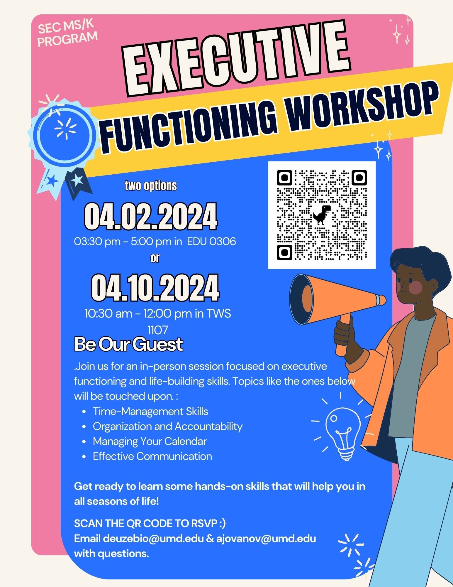 Executive Functioning Workshop | UMD College of Education